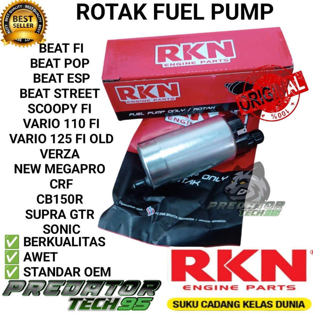 Jual ROTAK FUEL PUMP INJEKSI RKN BEAT FI POP ESP STREET SCOOPY FI VARIO ...