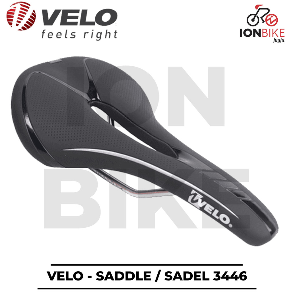 Jual Sadel Velo 3446 Gel Saddle Sepeda MTB Balap Slim Empuk Lubang Aero ...