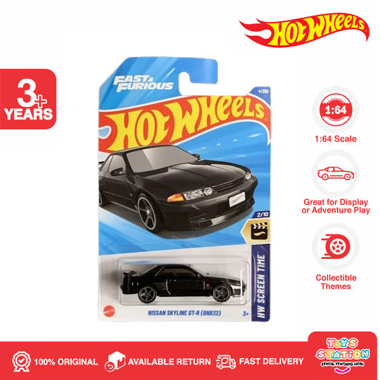 Jual Hot Wheels FnF Nissan Skyline GT R BNR32 - Lot A 2025 | Shopee ...