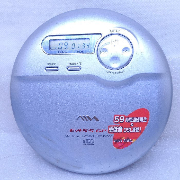 Jual Discman Aiwa XP-EV500 CD audio musik media player mini portable ...