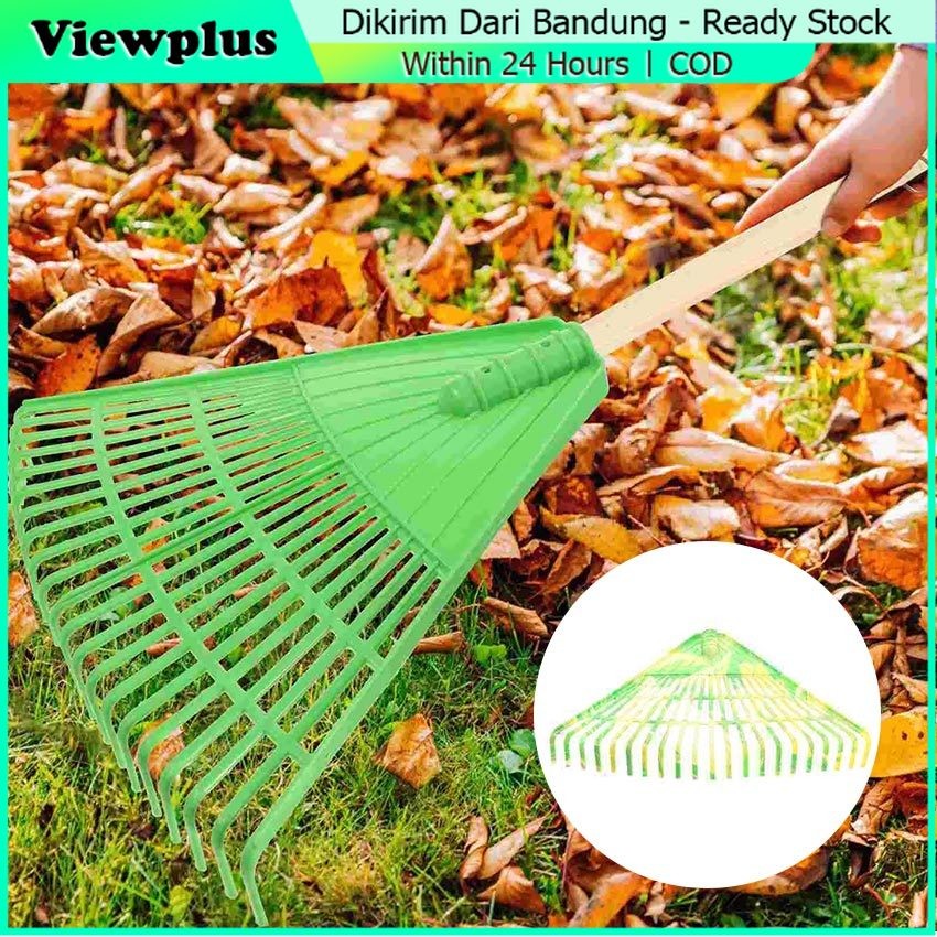 Jual Sapu Penggaruk Taman Daun Besar 21 Gigi Garden Broom Garu Sapu ...