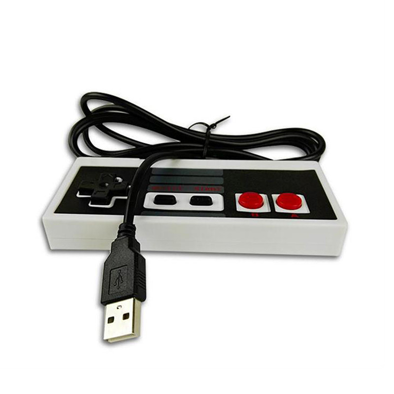 Jual 1/2pcs NES Wired USB Controller Gamepads PC/USB/NES Computer Video ...