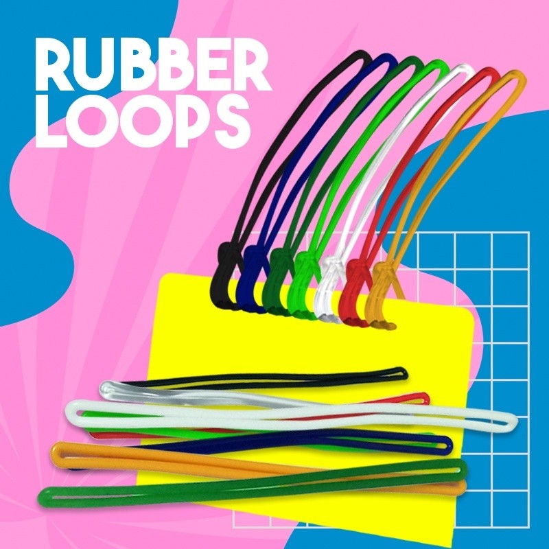 Jual Rubber Loops for ID and Tag/Tali Loop Strap /Tali Koper/Tali Koper ...