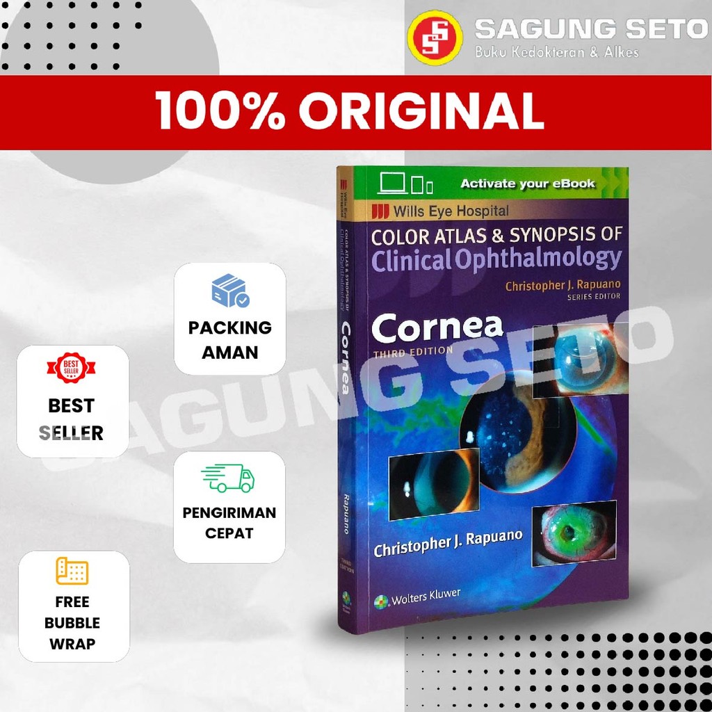 Jual BUKU COLOR ATLAS AND SYNOPSIS OF CLINICAL OPHTHALMOLOGY CORNEA | Shopee Indonesia