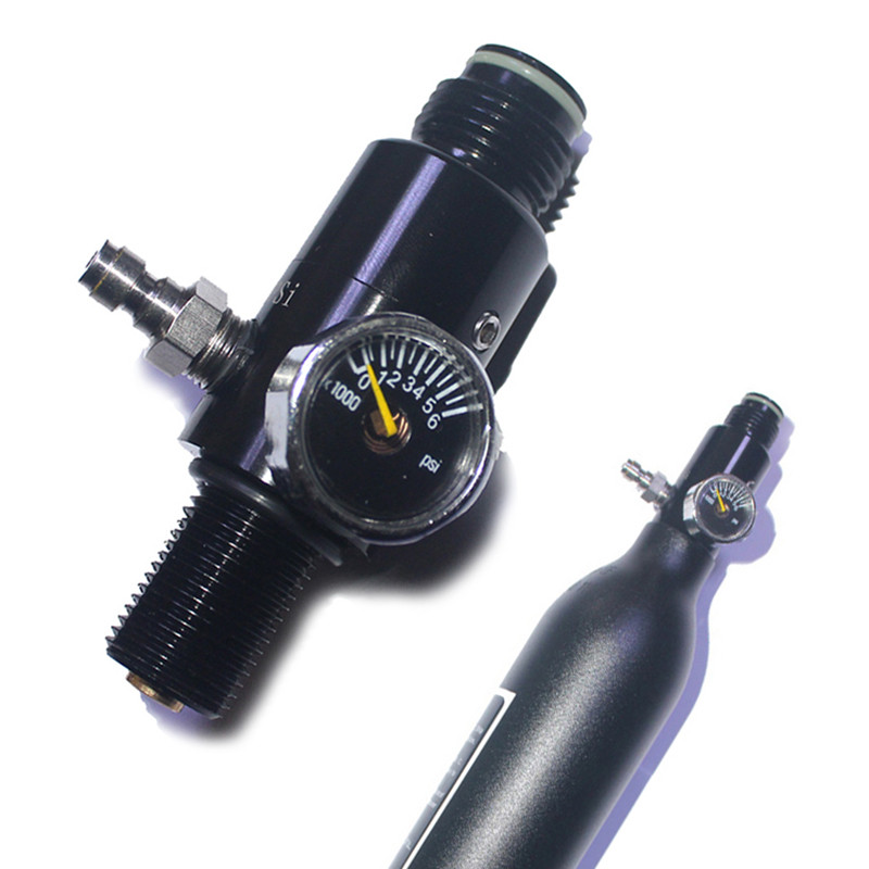 Jual New 5/8"-18UNF Air 4500psi Compressed Air CO2 Tank Regulator Valve ...