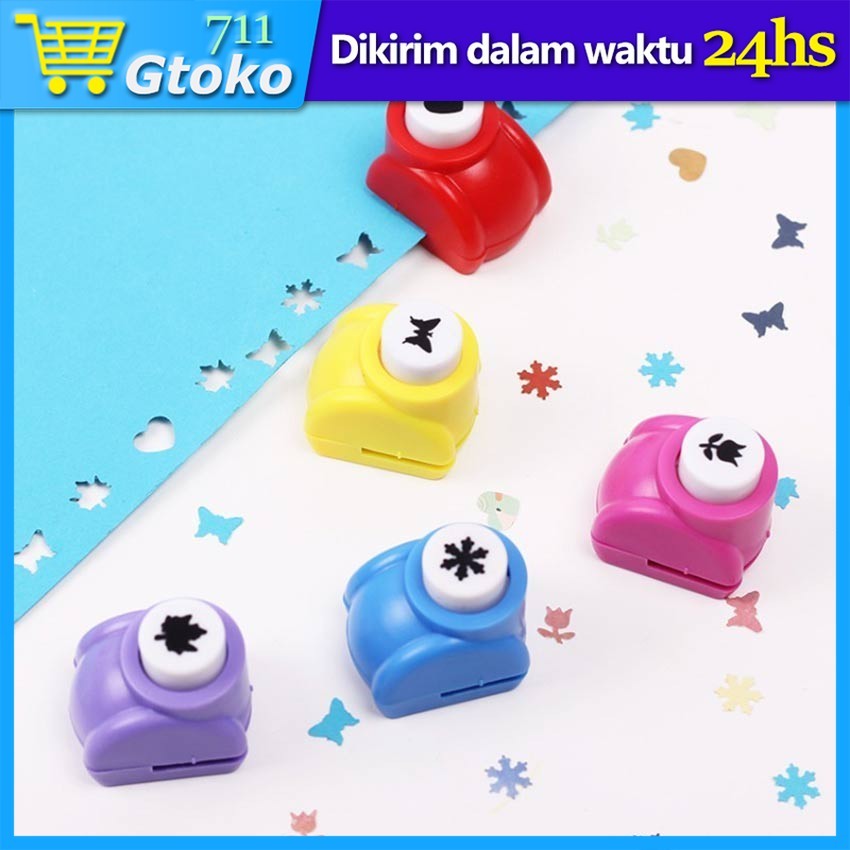 Jual Paper Puncher Mini Paper Cutting Embossing Craft Pembolong Kertas ...