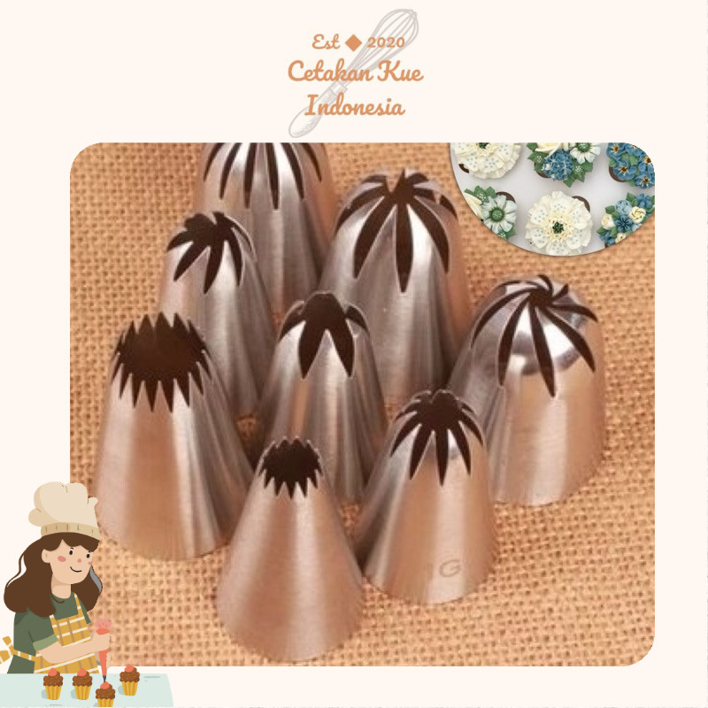 Jual {CKI} Spuit Import Stainles Tanpa Sambungan / Spuit Churros ...
