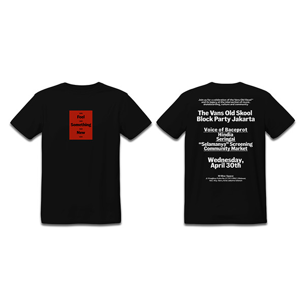 Jual Old Skool Block Party Merchandise Tee | Shopee Indonesia