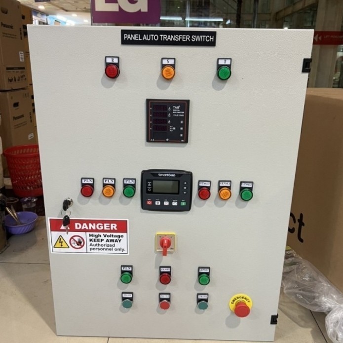 Jual PANEL GENSET ATS AMF 4P 63A 40KVA AUTOMATIC TRANSFER SWITCH ATS ...