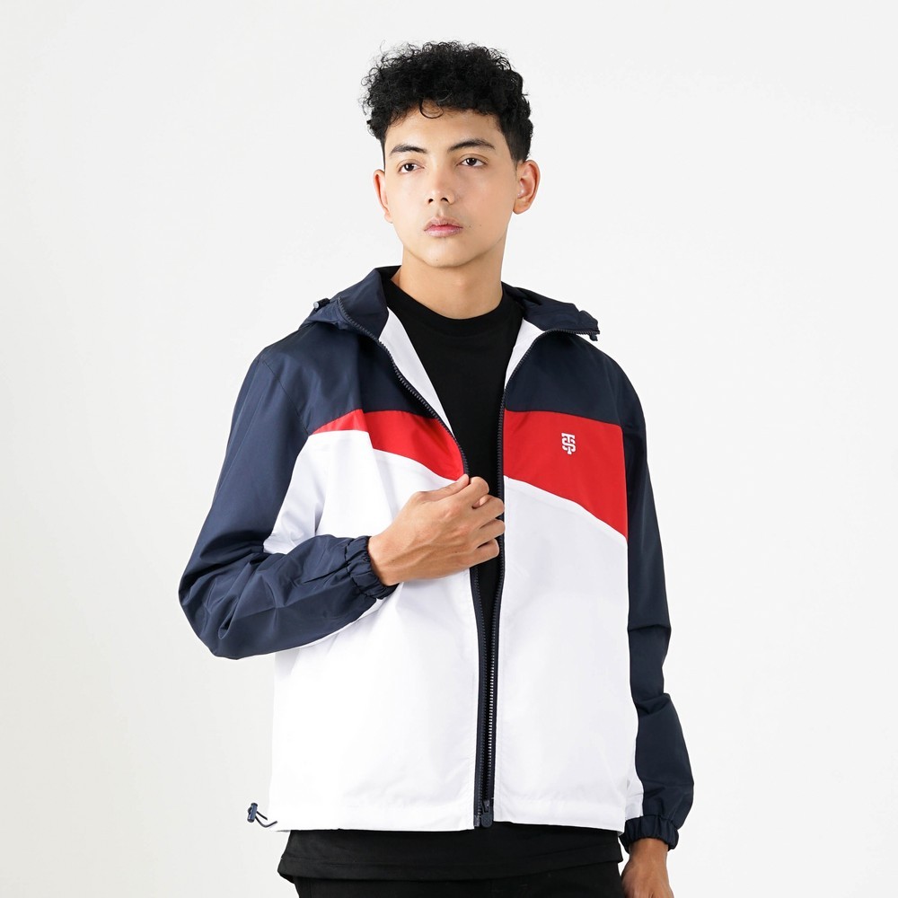 Jual 3Second Jaket Pria Tracksuit Jacket Regular Fit Sporty Taslan ...