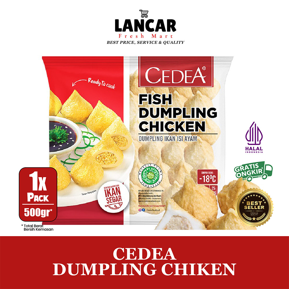 Jual CEDEA FISH DUMPLING CHICKEN 500GR | Shopee Indonesia