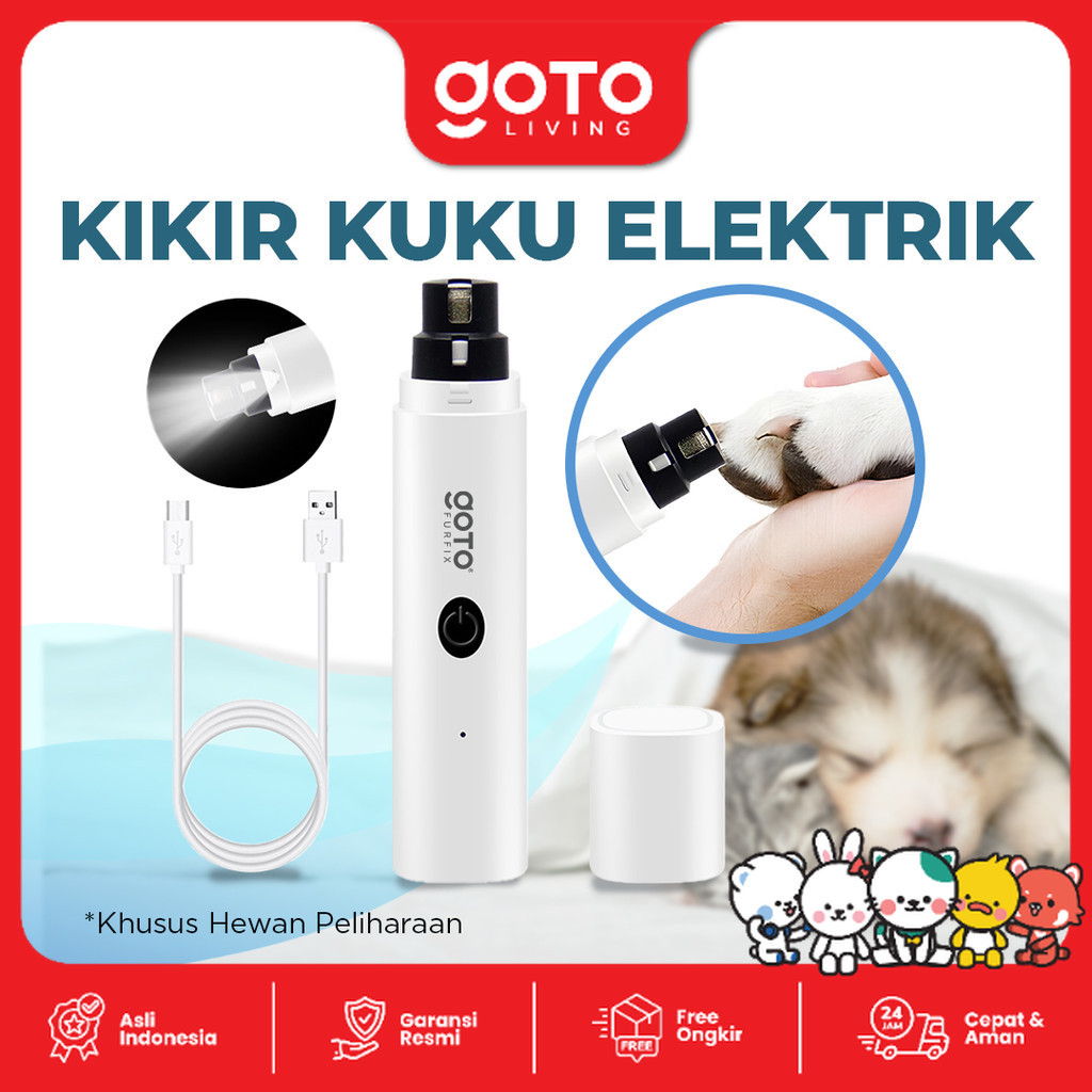 Jual Goto Furfix Gunting Kuku Hewan Anjing Kucing Nail Clipper Elektrik ...