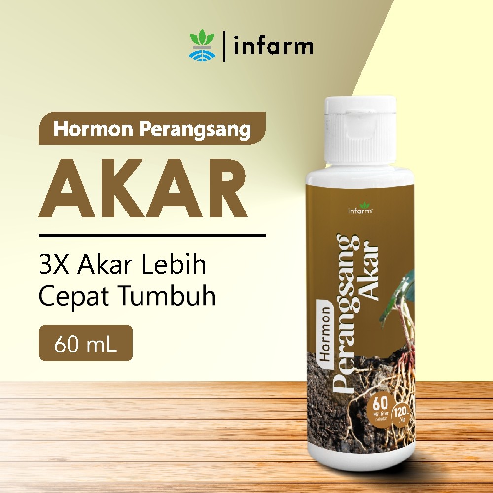 Jual INFARM - Hormon Auksin Perangsang Akar 60 ml Kemasan Fliptop ...
