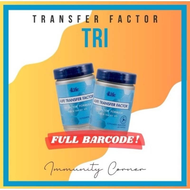 Jual 4Life 100%Asli Transfer Factor Formula - Tri Factor Formula ...