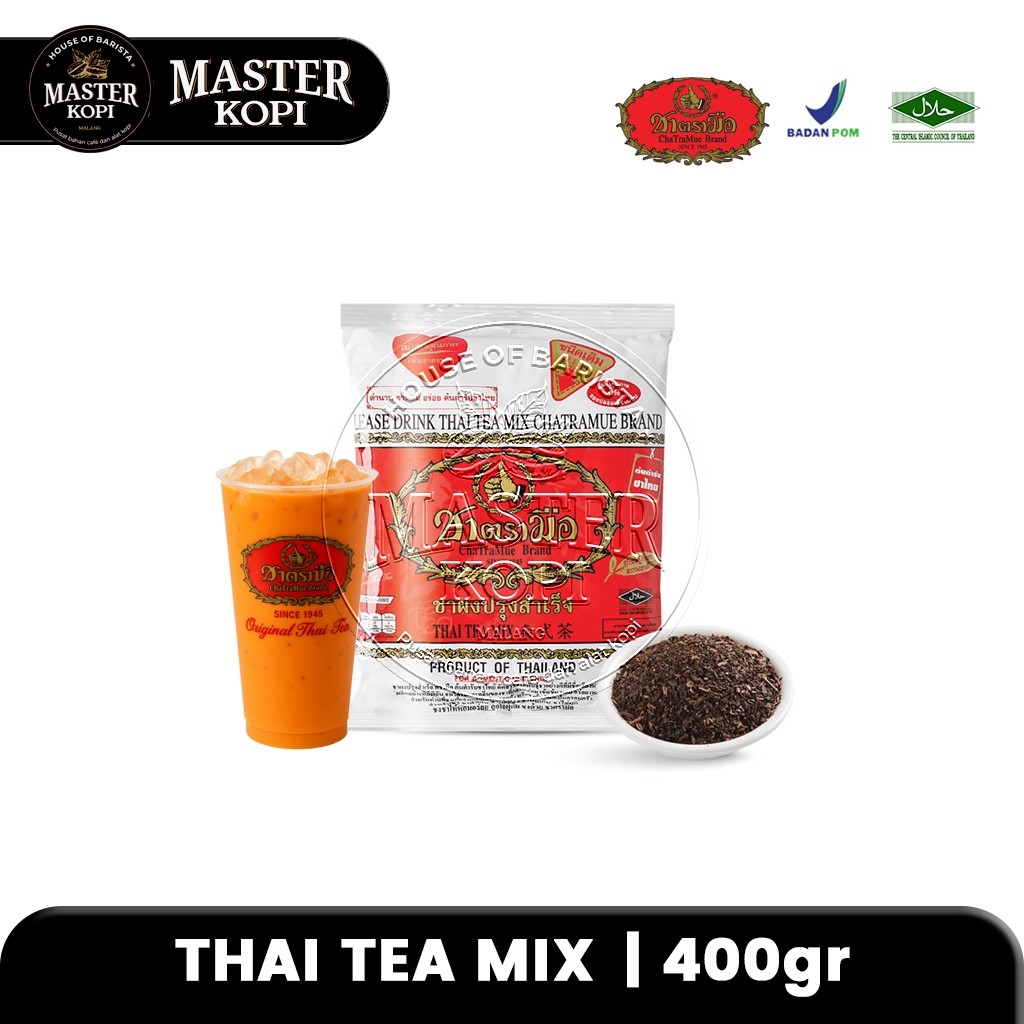 Jual Thai Tea Original 400gr Chatramue Thailand Tea Drink | Shopee ...