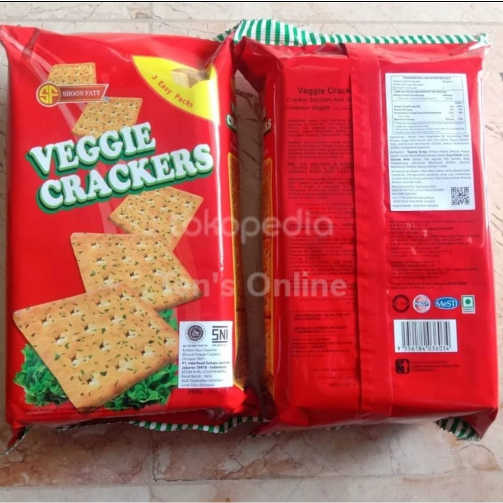 Jual pekanbaru /Veggie Cracker Shoon Fat Biskuit Vegetarian Vegan | Shopee Indonesia