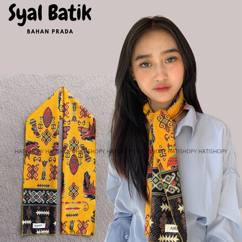 Jual TERLARIS RIMBA - Syal Batik Leher Wanita Pria Scarf Dasi Ospek ...