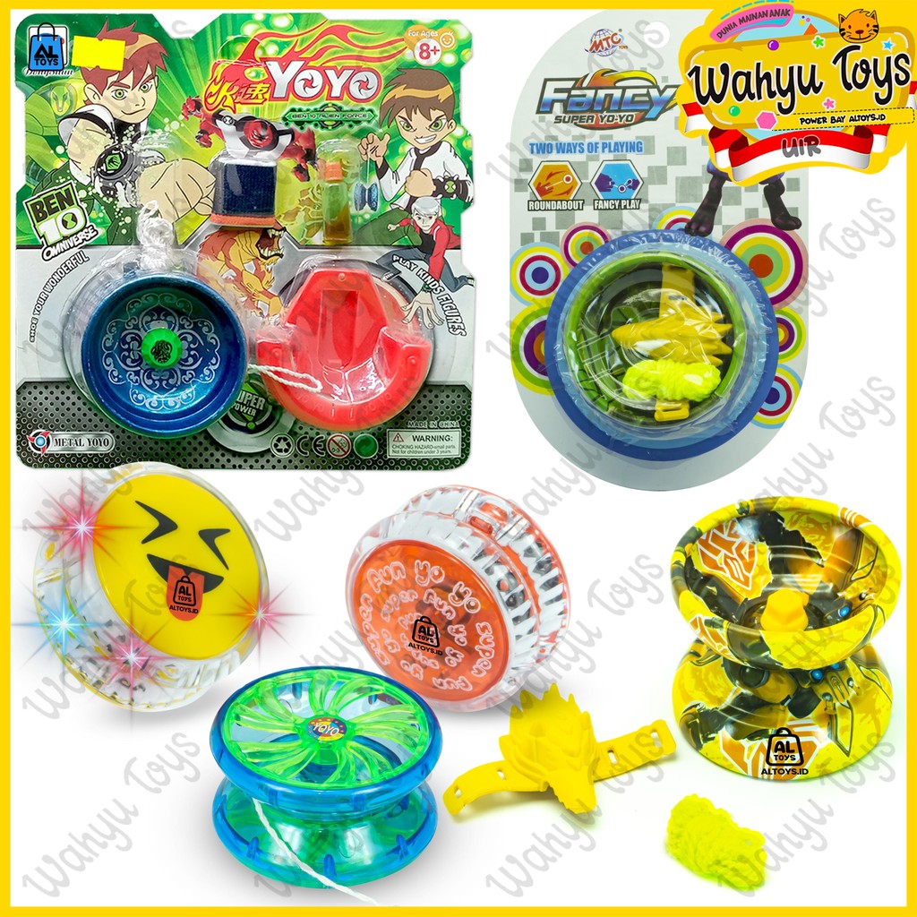 Jual Mainan Anak Yo-Yo Besi + Aksesoris Fidget Toys Skill WD-049A Fancy ...