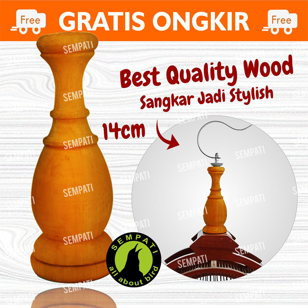 Jual SEMPATI Pion Pleci Kayu PCMI Sangkar Pleci Pion Sangkar Kandang ...