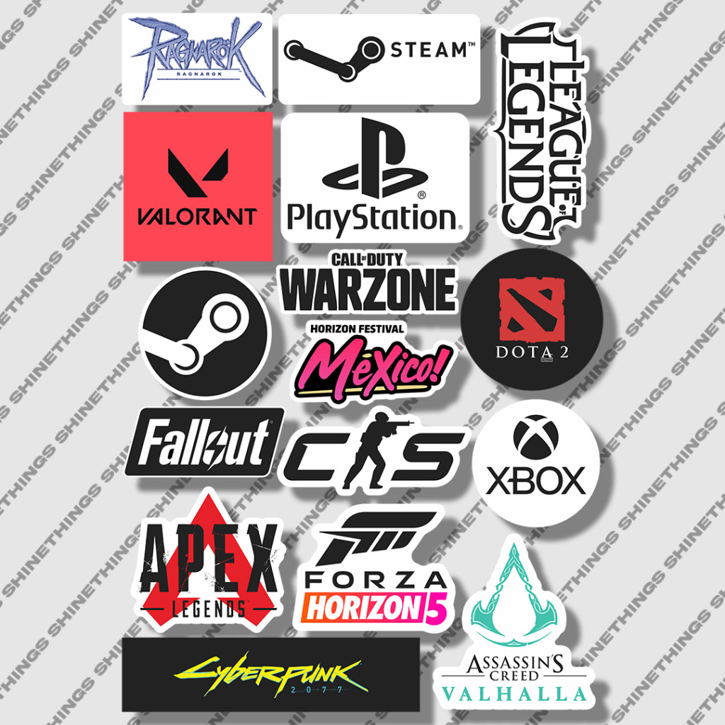 Jual Sticker game Valorant apex dota CS 2 || stiker aesthetic game xbox ...
