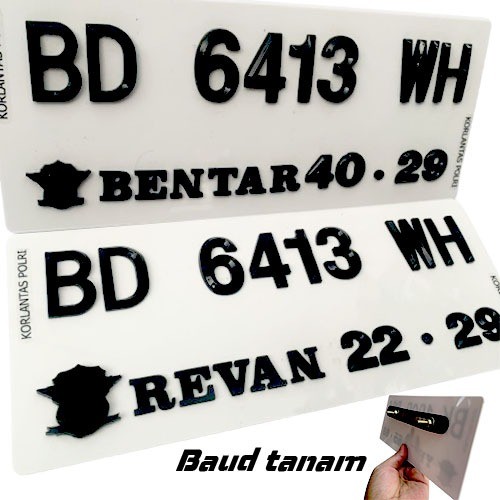 Jual SW32Q PLAT NOMOR MOTOR CUSTOM VARIASI LANCIP TIMBUL 3 DIMENSI ...
