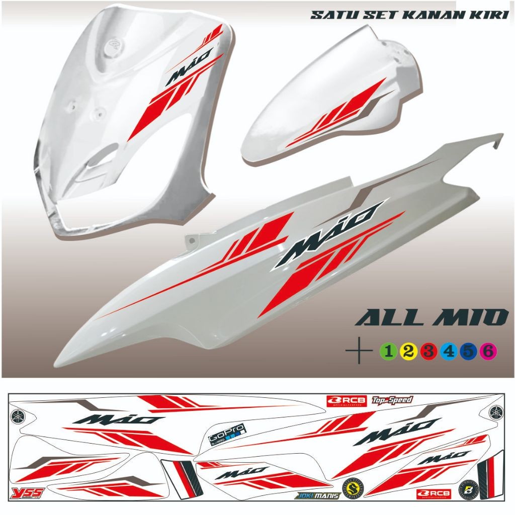 Jual STIKER LIS MOTOR YAMAHA MIO OLD / STRIPING VARIASI MIO SPORTY ...
