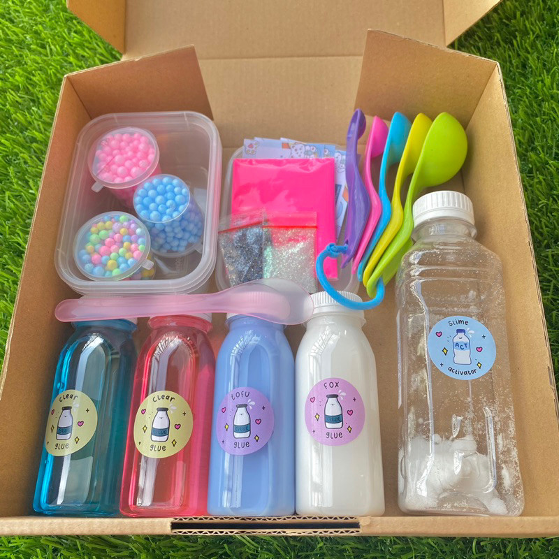 Jual SLIME KIT LENGKAP JUMBO BY NEWBEAUTIFULSLIME TOFU SLIME ORIGINAL ...
