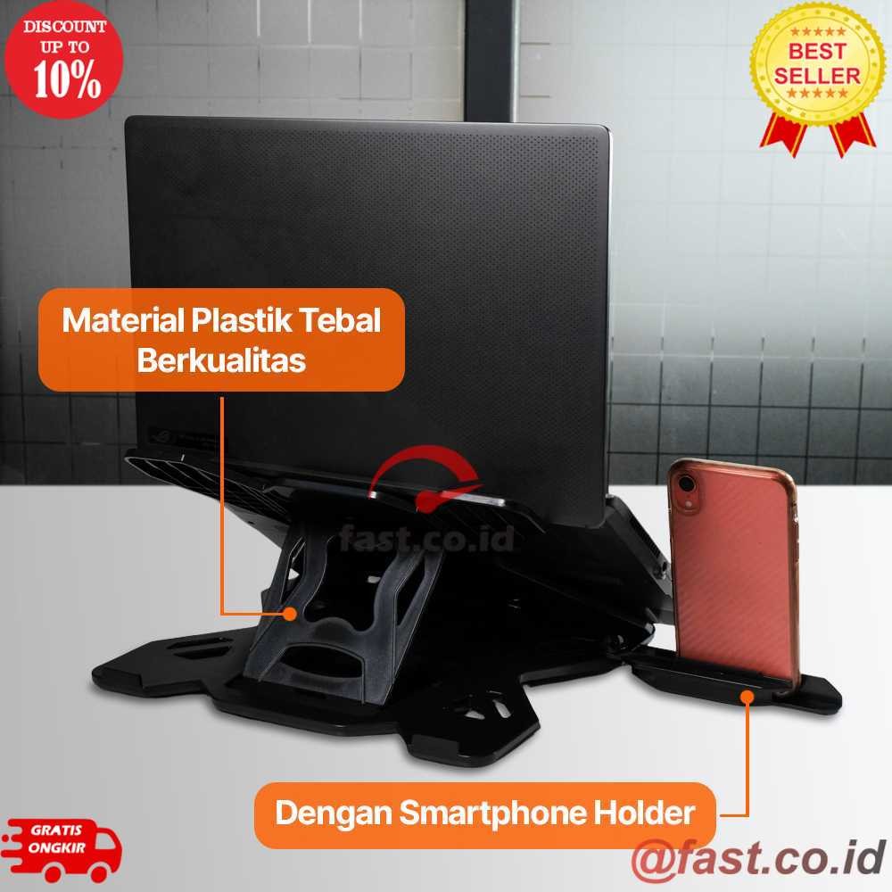 Jual PROMO FAST CO ID ICE COOREL Laptop Stand Adjustable Angle with ...