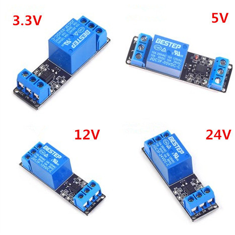 Jual 3.3V 5V 12V 24V 1 Channel Relay Module Low Level Trigger Optocoupler Isolation Relay Module ...