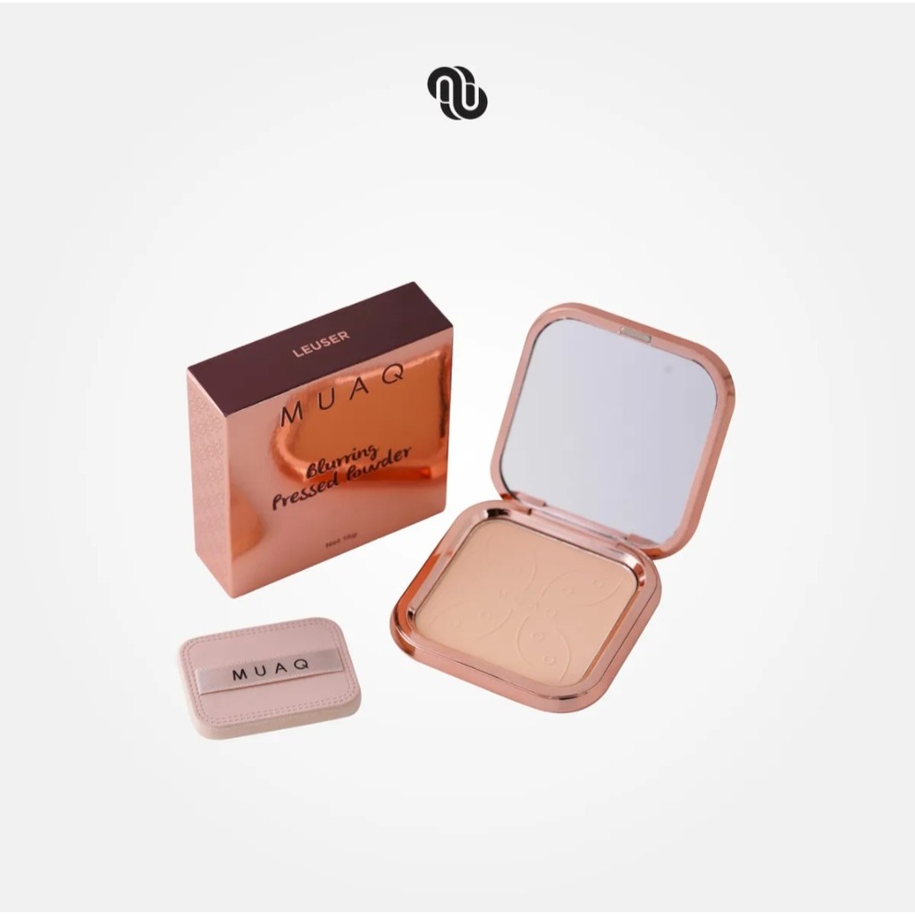 Jual MUAQ BLURRING PRESSED POWDER | LEUSER-PINK IVORY | Shopee Indonesia