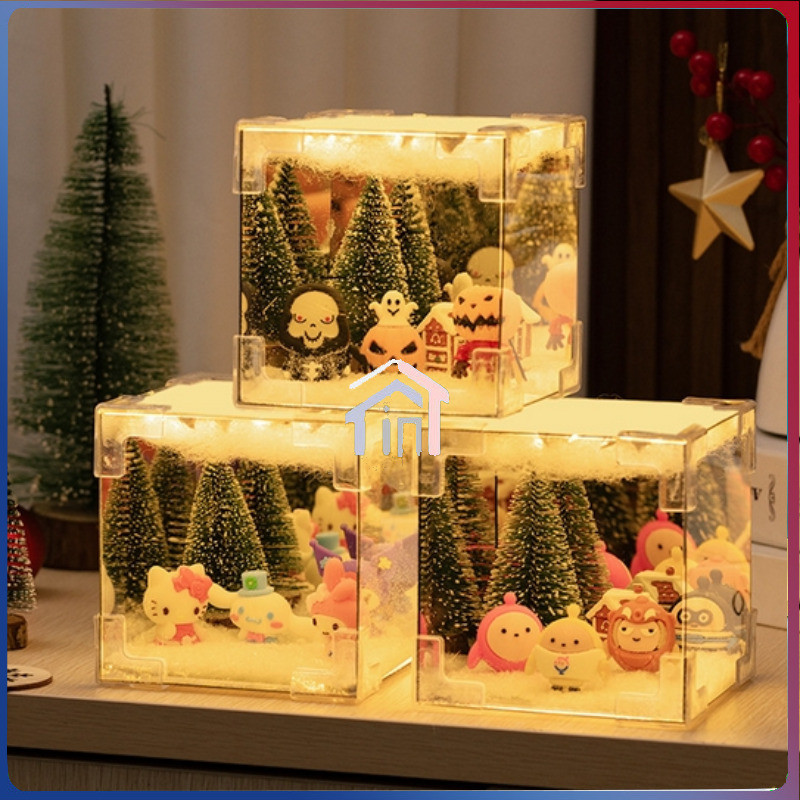 Jual 【COD】12*12CM Lampu Malam Sanrio Tulip Kubus Rubik / Lampu Malam ...