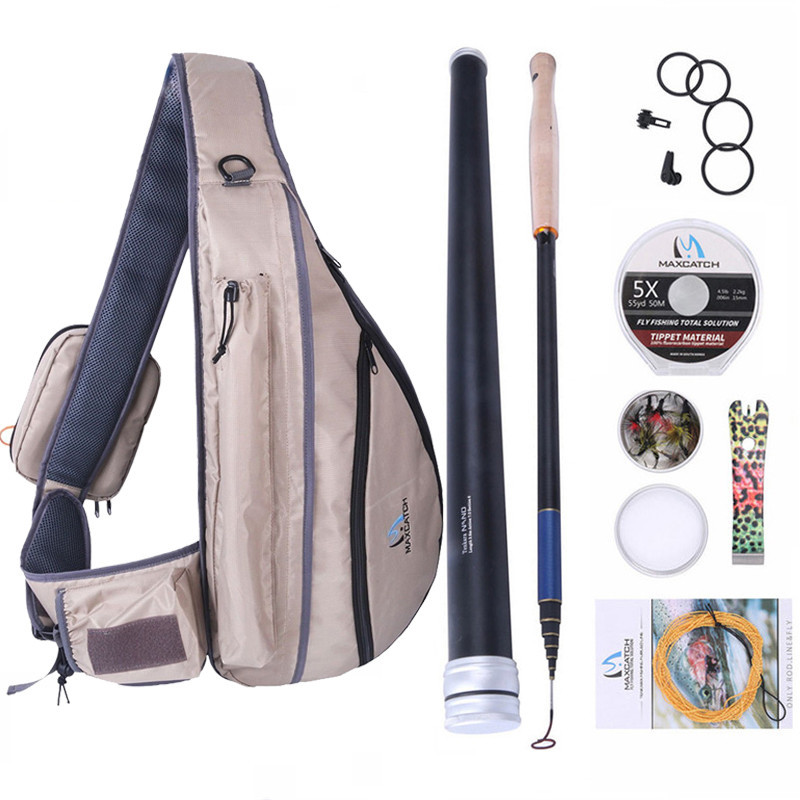 Jual Maxcatch 13FT Tenkara Nano Japanese Carbon Fiber Fly Fishing Rod 6 ...