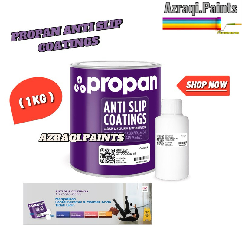 Jual PROPAN ANTI SLIP COATINGS ASLC-543-2K SB ( 1 KG / SET ) CAT ...