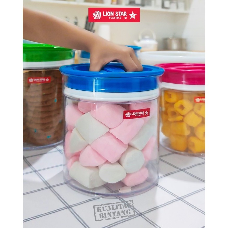 Jual BUNTON Lion Star PT Bon Bon Pot Motif Bunga Transparan Menarik ...