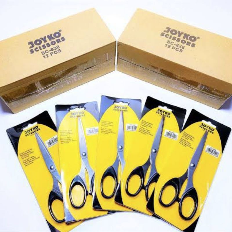 Jual JOYKO SC-838 GUNTING SEDANG (1DUS/12PCS) | Shopee Indonesia