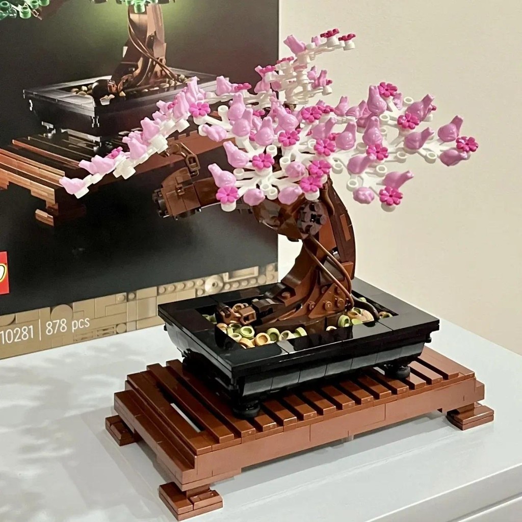 Jual MINISO Bonsai Tree Flower Bouquet Perpetual 3D Building Block Set ...
