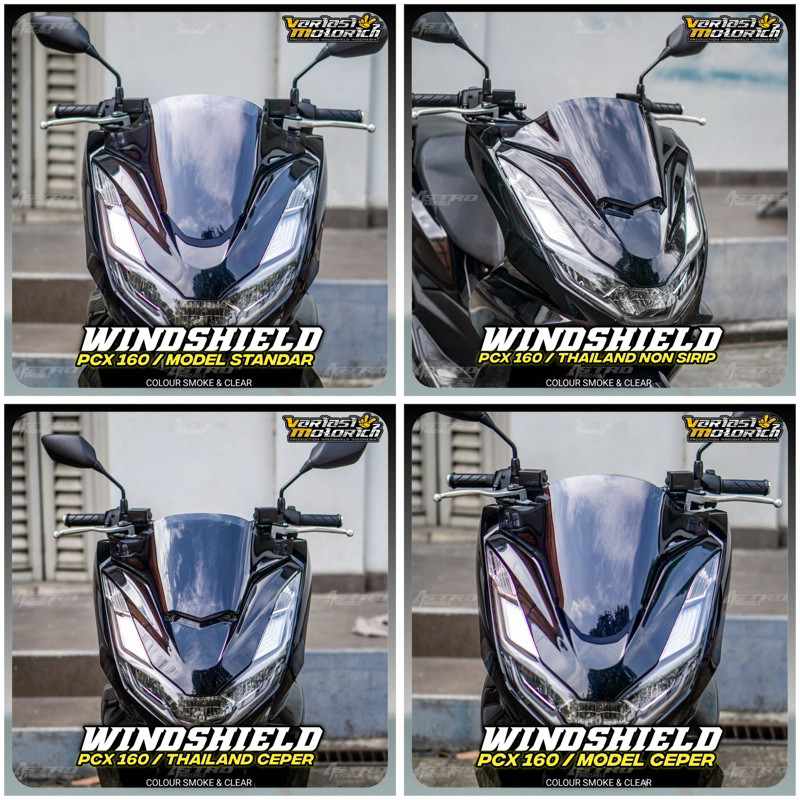 Jual visor pcx 160 presisi - windshield PCX 160 - visor pcx160 TEBAL ...