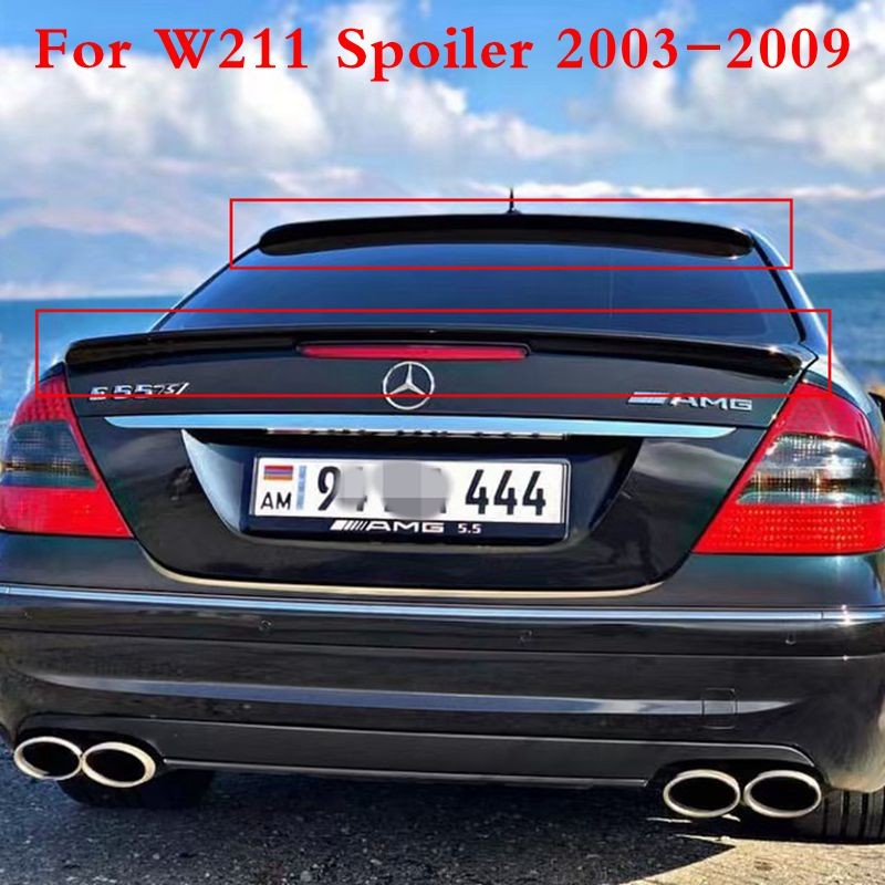 Jual For W211 Spoiler 2003-2009 Mercedes-Benz W211 E-class E200 E260 ...