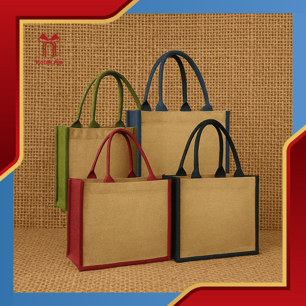 Jual Tas Goni Tote Bag / Tas Karung Goni / Jute Bag / Tote Bag Tas ...