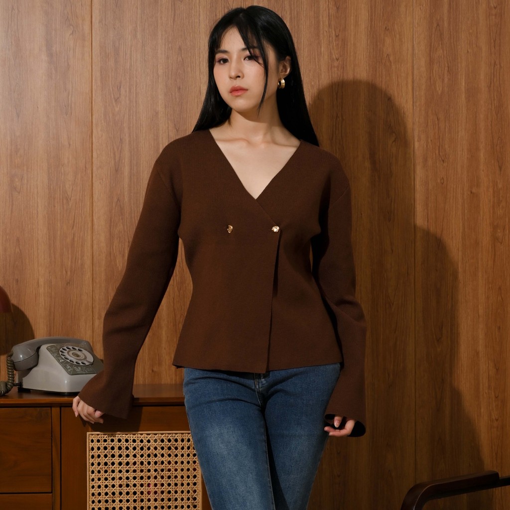 Jual SUETERCLOTH - Mile knit top / outer knitwear / premium knit / cardigan / sweater knit ...