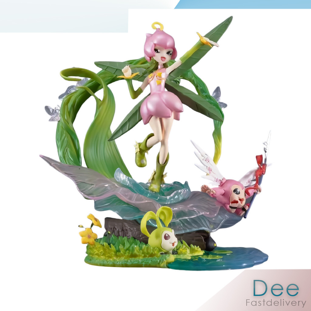 Jual Lilymon Flower Fairy Beast Digimon 19cm Action Figure PVC D-KAS064 ...