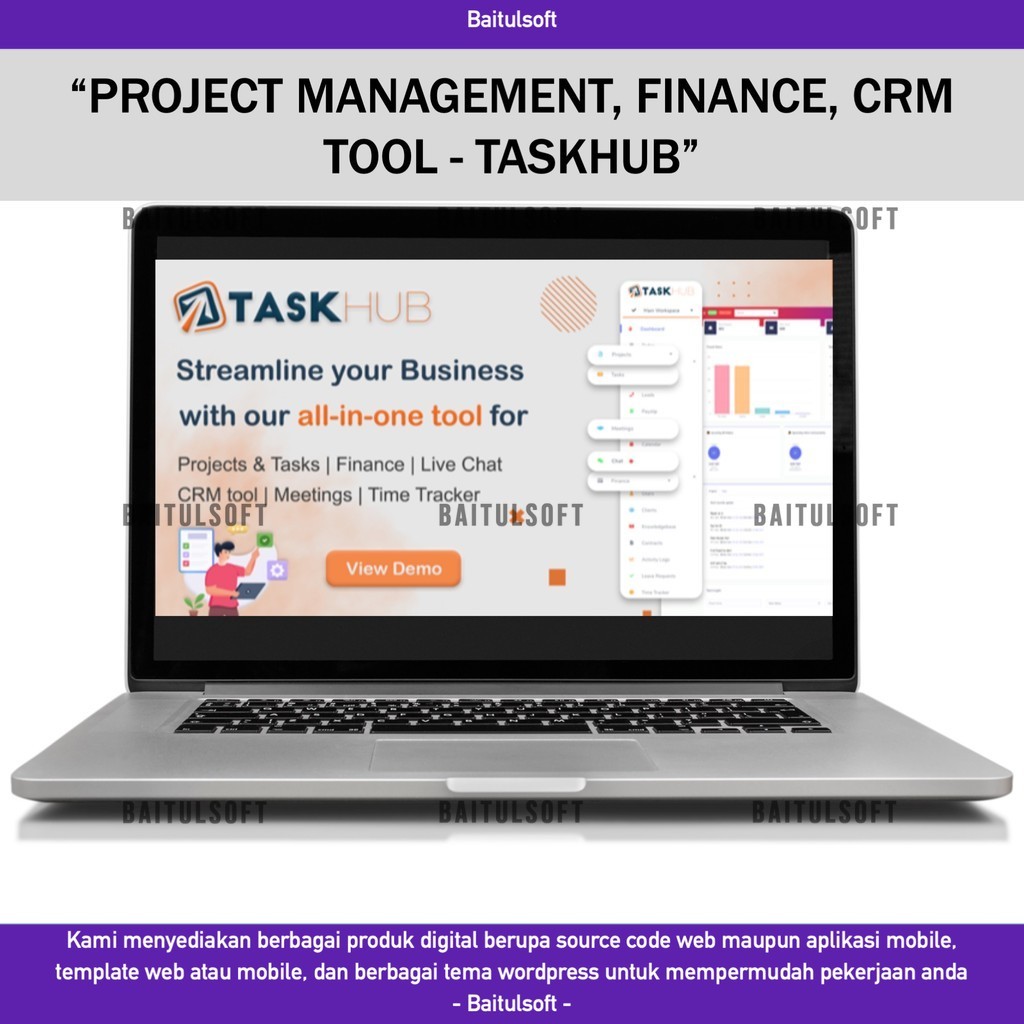 Jual SOURCE CODE APLIKASI WEB PROJECT MANAGEMENT, FINANCE, CRM TOOL ...