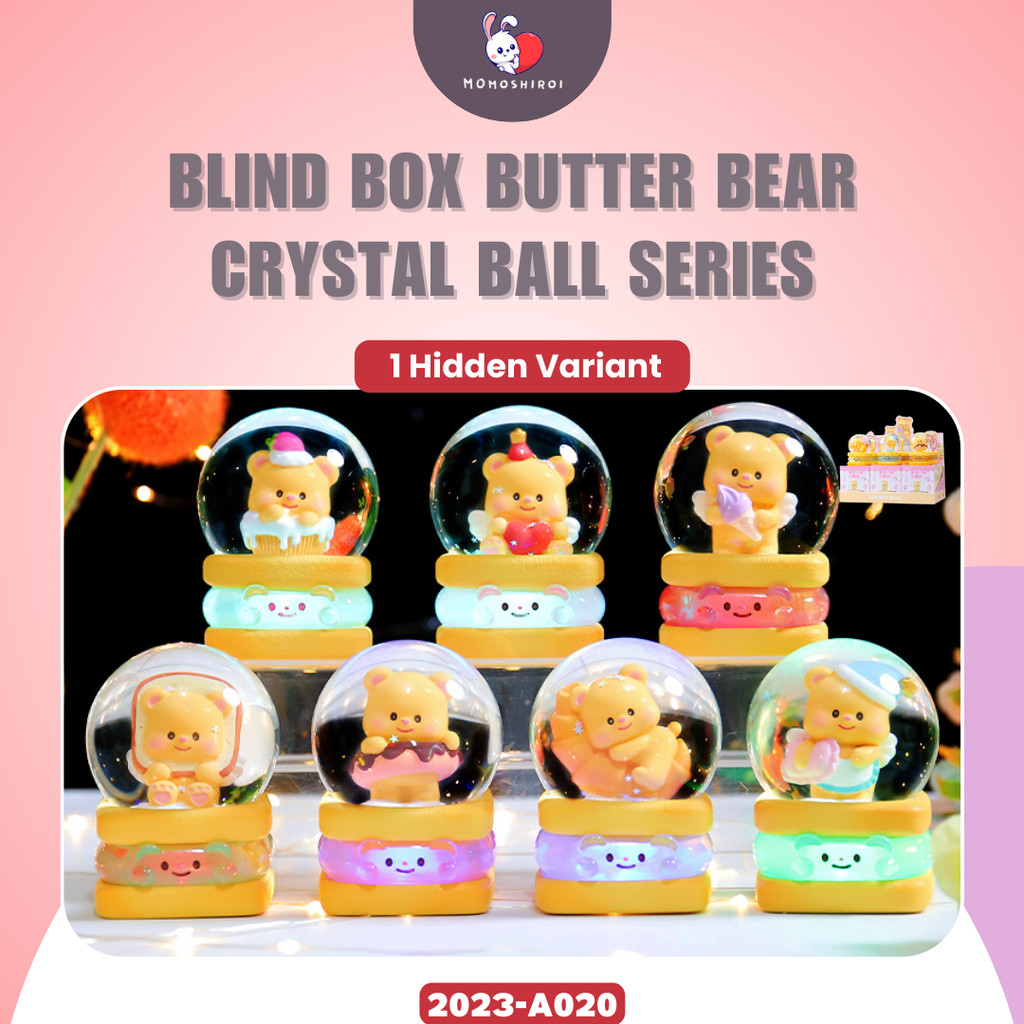 Jual 2023-A020 (NEW) Action Figure Big Cute Butter Bear Crystal Ball ...