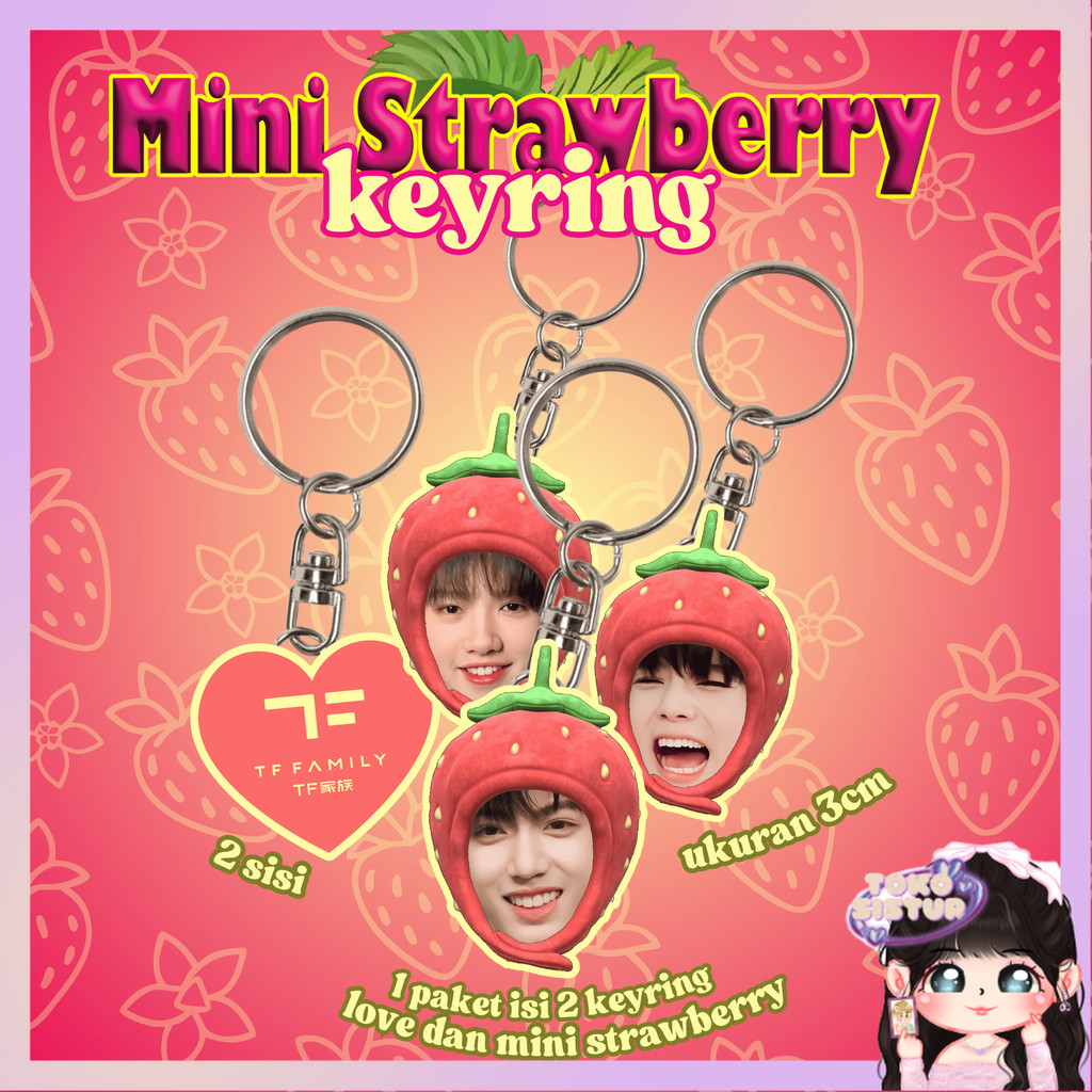 Jual MINI STRAWBERRY KEYRING TF FAMILY IDOL CHINA GEN 4 MURAH CPOP ...