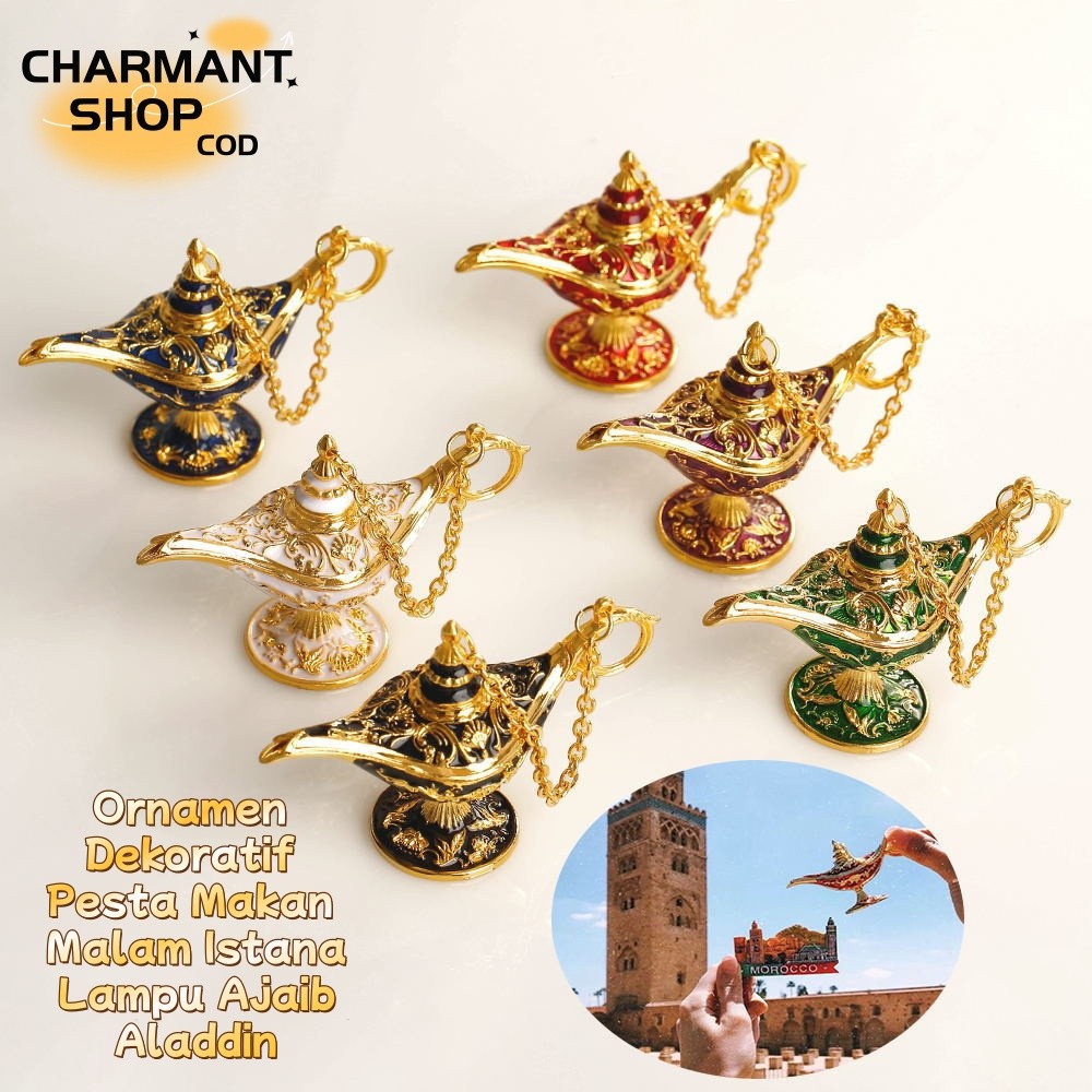 Jual [CHARMANT] Lampu Ajaib Aladdin Retro Ornamen Perjamuan Istana Yan ...
