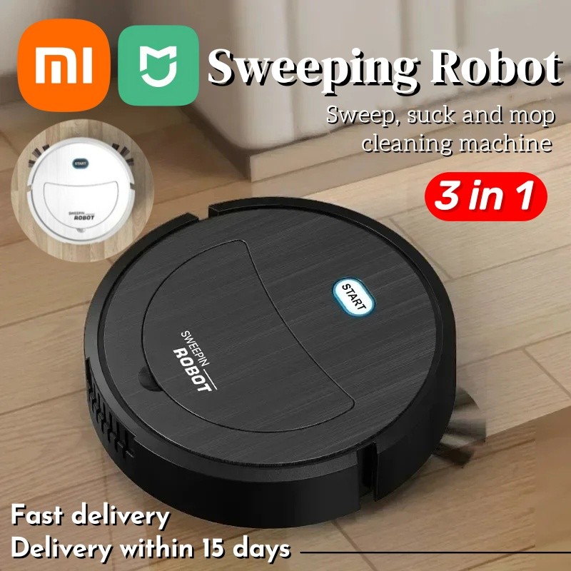 Jual Xiaomi Smart Sweeping Robot Home Rechargeable Sweeping Robot 3-in ...