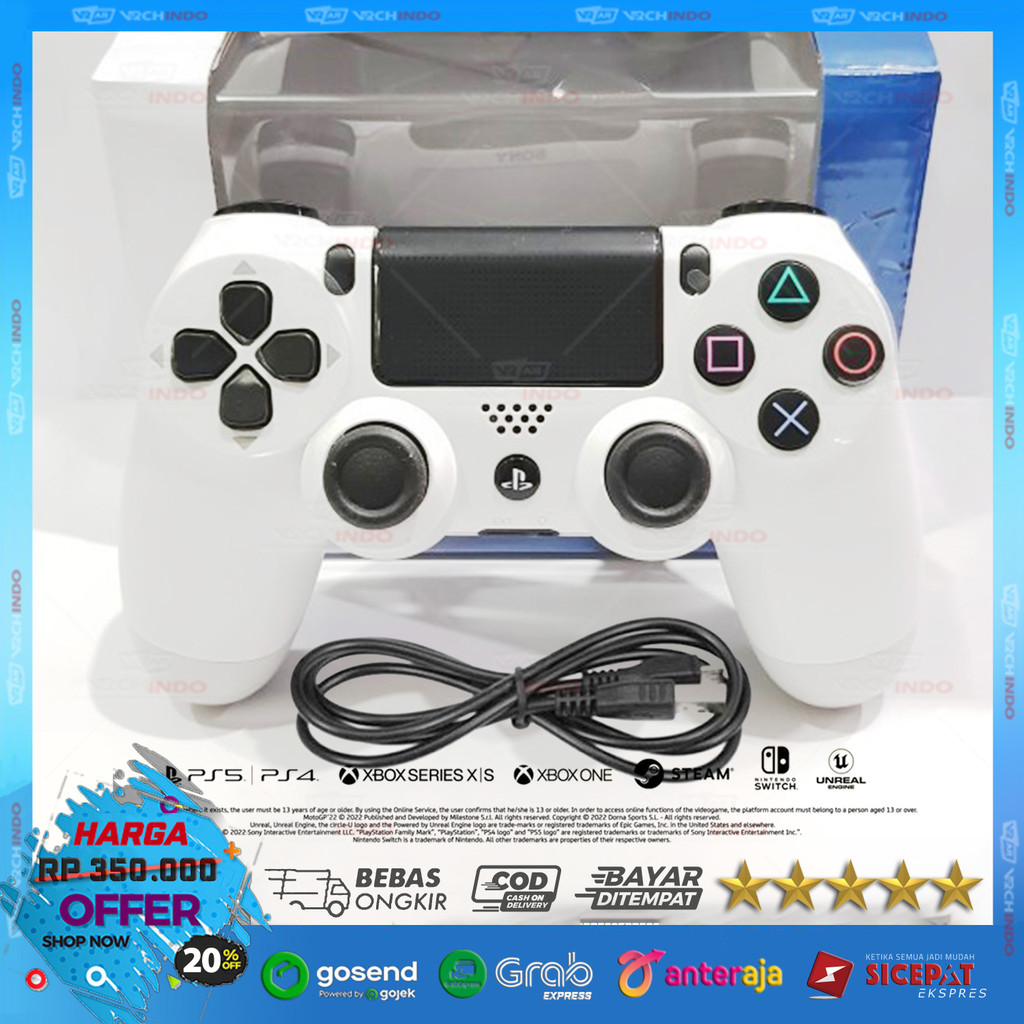 Jual Stik Gamepad Wireless PS4 / DS4 Original Premium Series Include ...