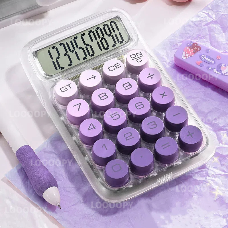Jual LOOOOPY Kalkulator Tenaga Surya Layar Besar 10 Digit Tampilan HD ...