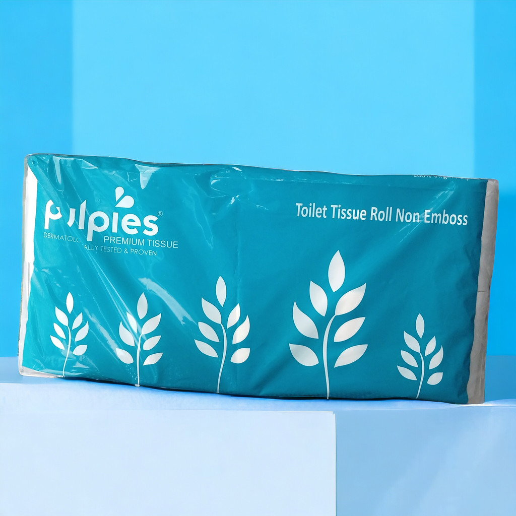 Jual Pulpies | Tissue Toilet Roll Non Emboss | 10 rol | Shopee Indonesia