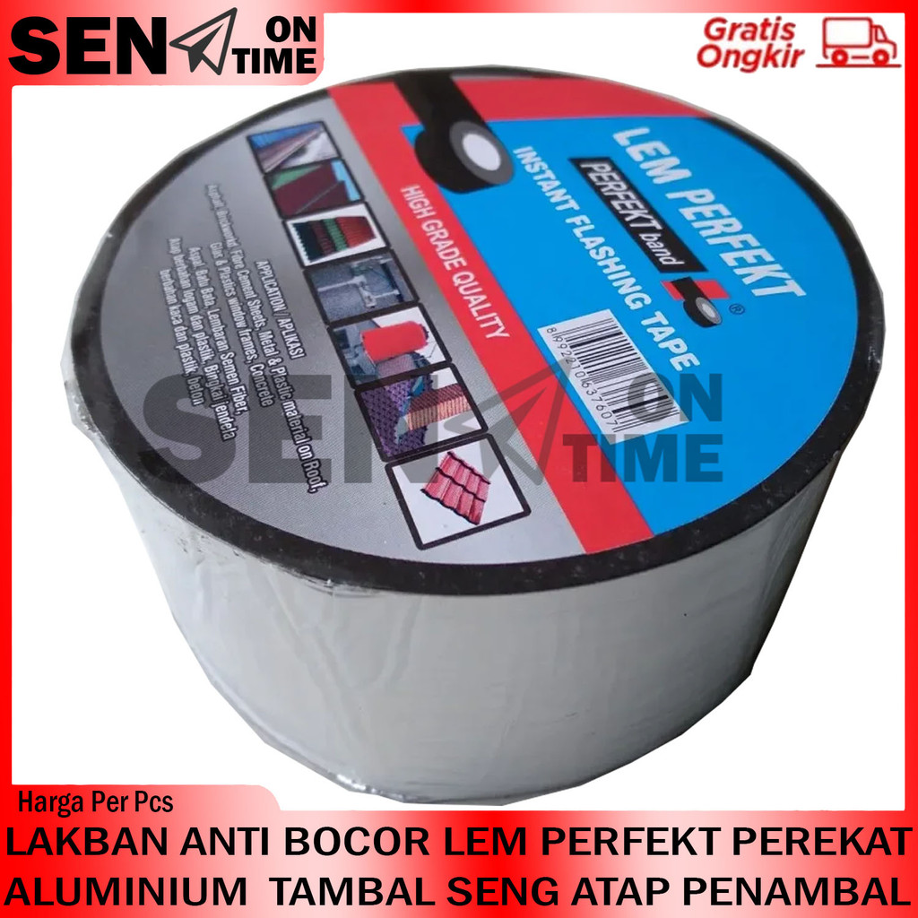 Jual Lakban Anti Bocor Lem Perfekt Ban Perekat Aluminium Foil Tambal ...